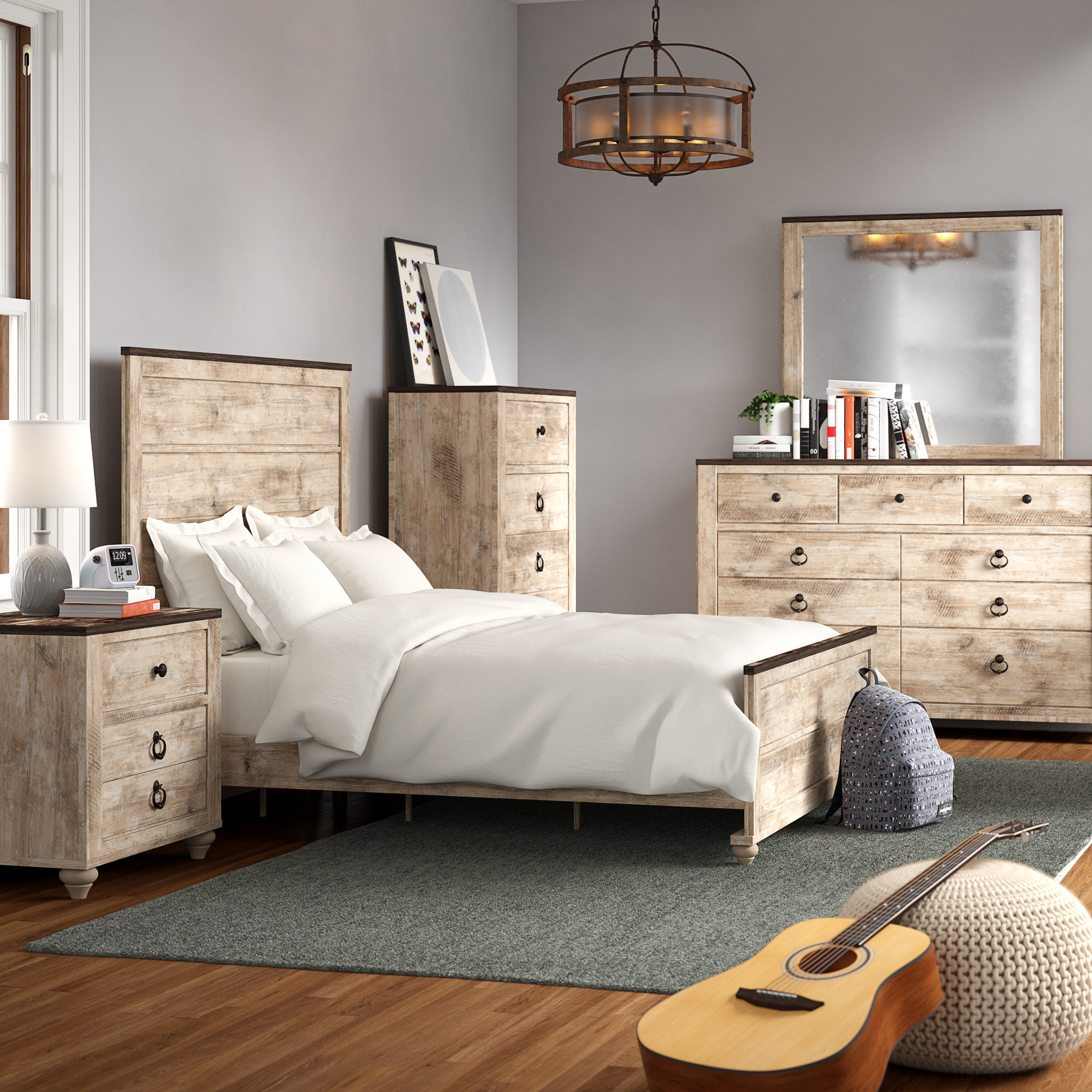 Union Rustic Amareona Standard 6 Piece Bedroom Set & Reviews | Wayfair