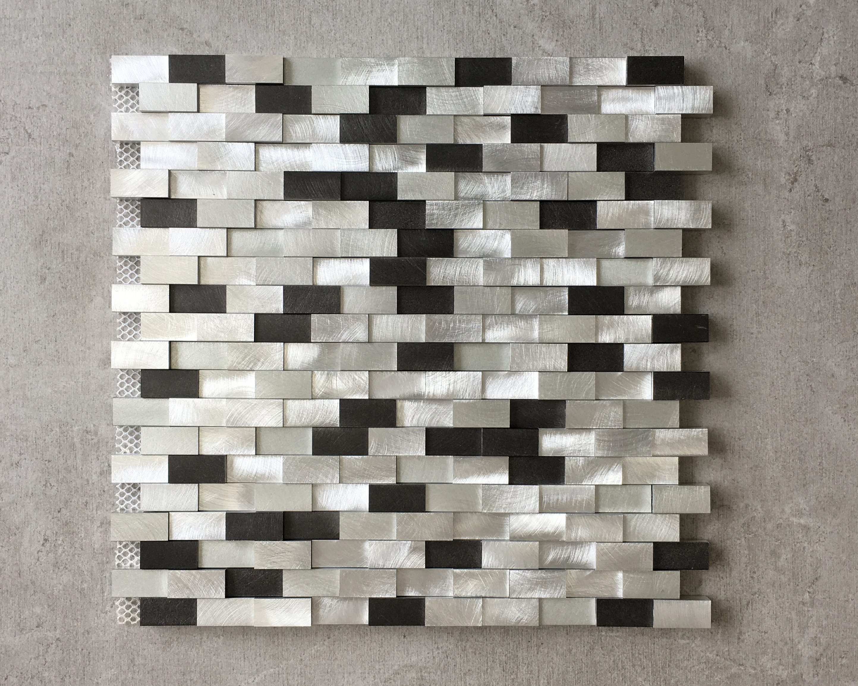 ES Stone 1.25" x 0.625" Metal Linear Mosaic Tile | Wayfair
