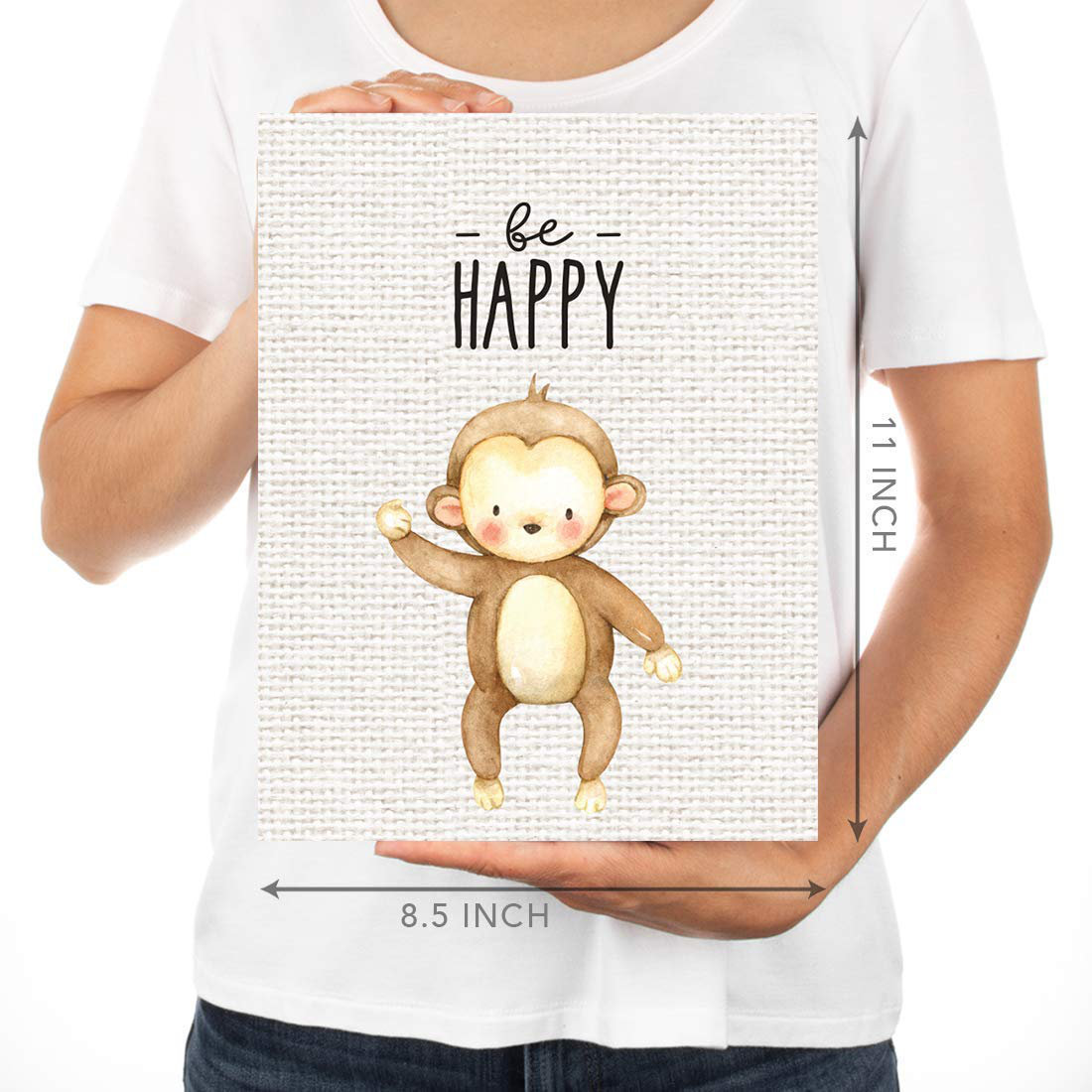 Harriet Bee Crofford Inspirational Motivational Kid Quotes, Burlap, Be ...