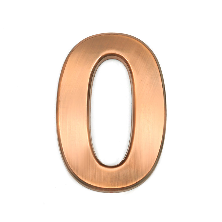 Barton 3D Number 0 Lettering | Wayfair