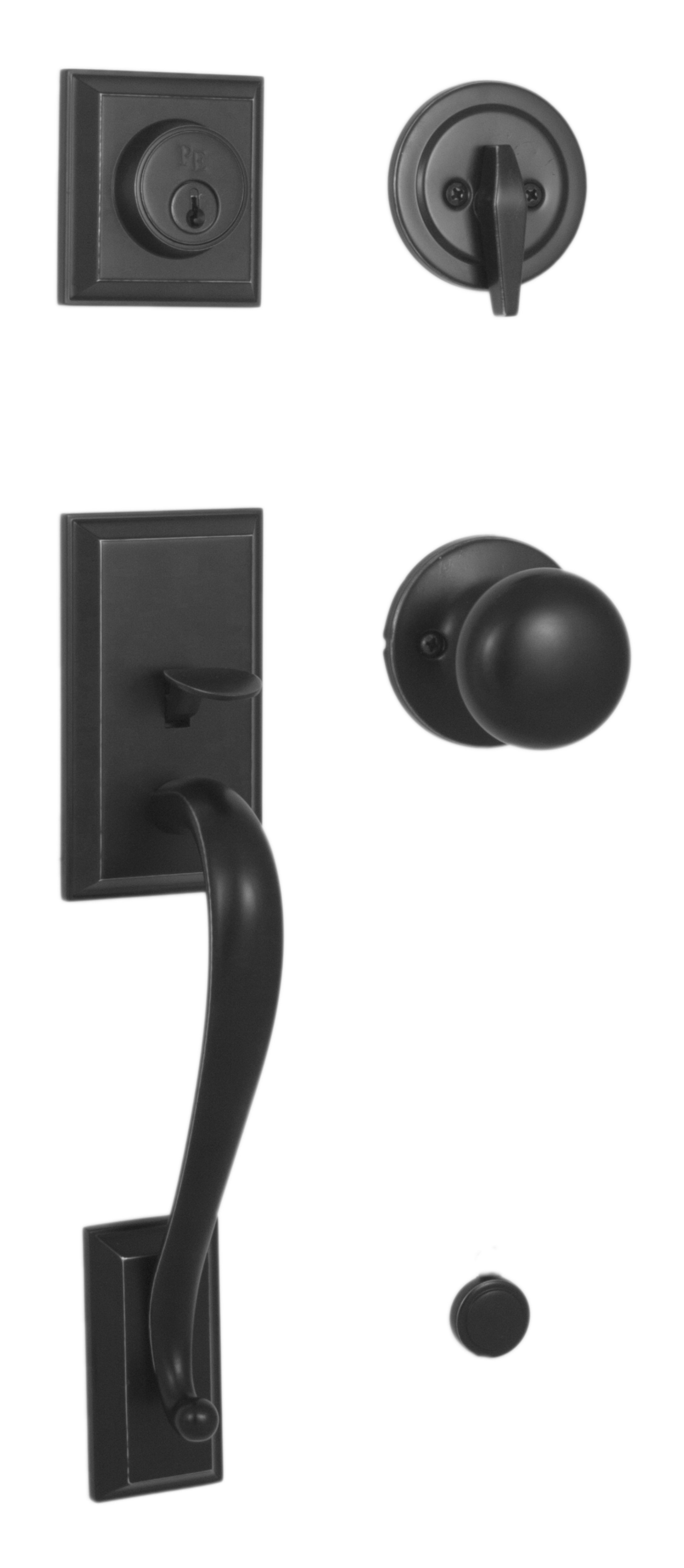 Weslock Handleset with Single Cylinders Deadbolt and Premiere ...