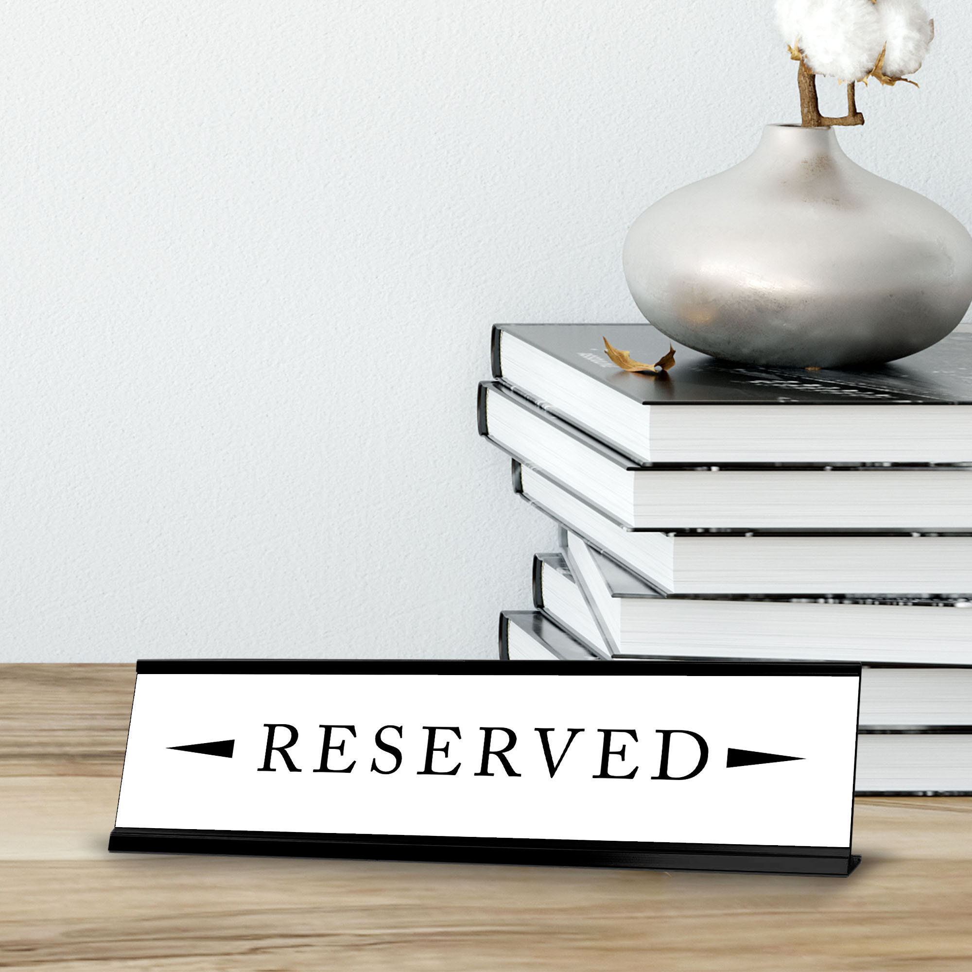 Signs ByLITA Reserved Desk Sign | Wayfair