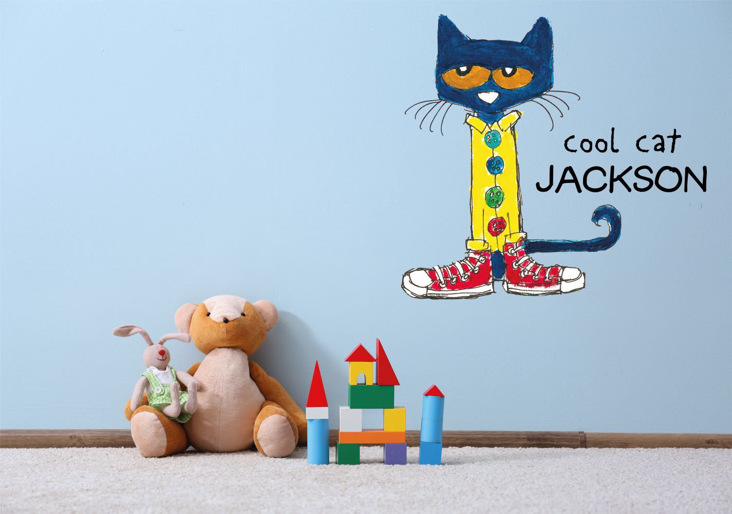 Zoomie Kids Pete the Cat Cool Cat Wall Decal | Wayfair