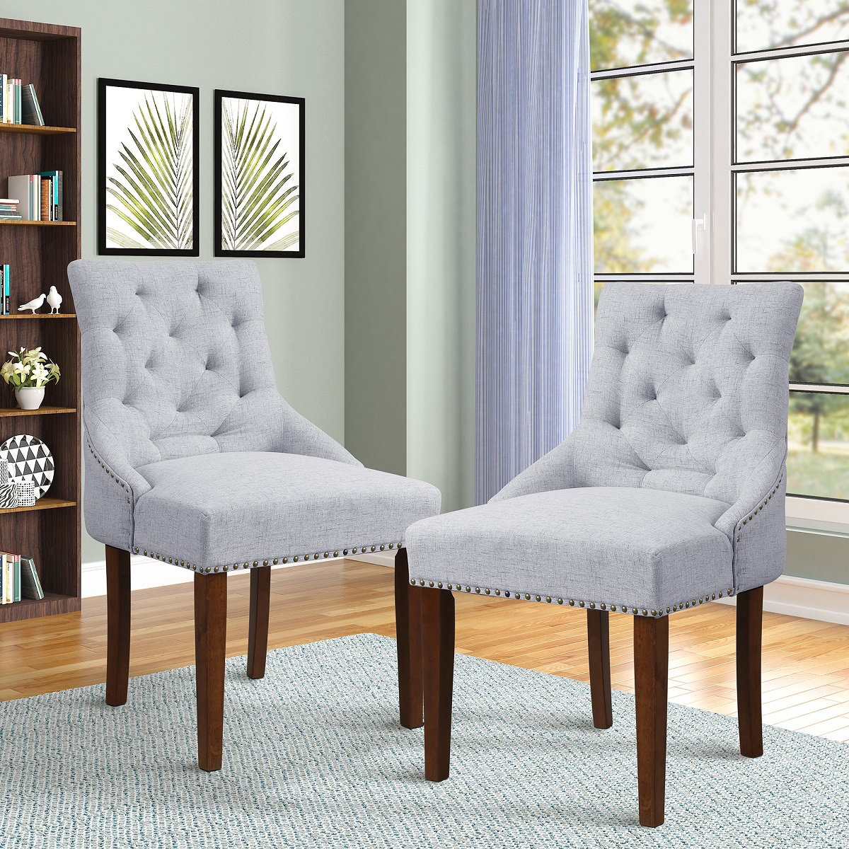Burslem Tufted Side Chair 2024 www.alhudapk
