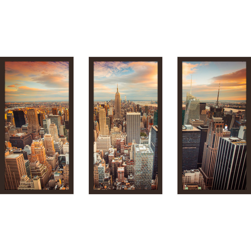 PicturePerfectInternational New York City - 3 Piece Picture Frame ...