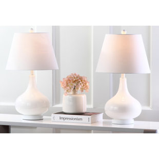 Wayfair | Medium White Table Lamps You'll Love in 2022