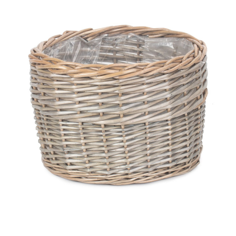 Brambly Cottage Therese Rattan Cachepot & Reviews | Wayfair.co.uk
