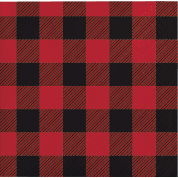 Plaid-paper-napkins | Wayfair
