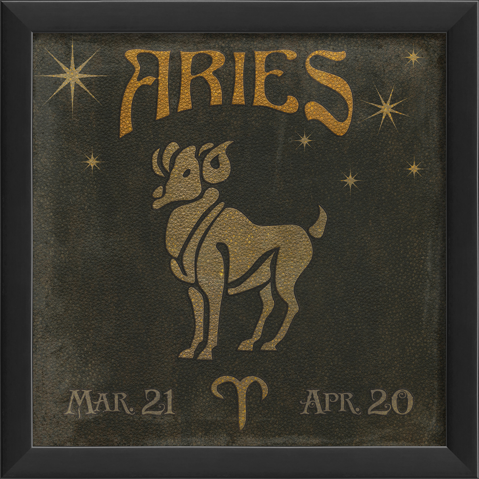 The Artwork Factory Zodiac Single Picture Frame Graphic Art | Wayfair