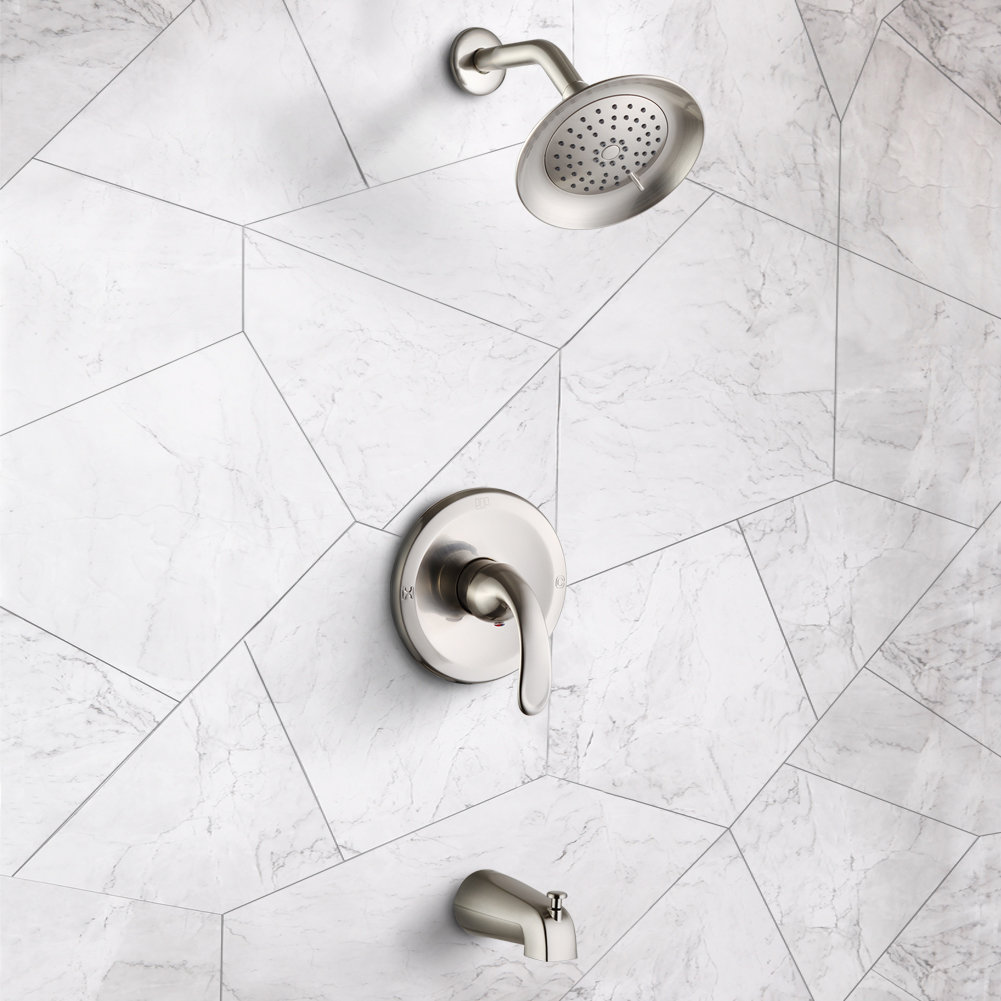 POP Sanitaryware Oil Rubbed Bronze Shower Faucet Set with Tub Spout ...