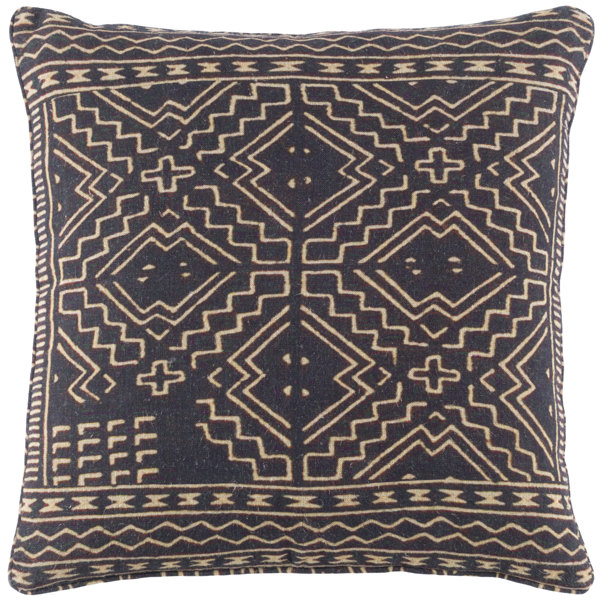 Pine Cone Hill Raffia Ikat 100% Linen Throw Pillow | Wayfair