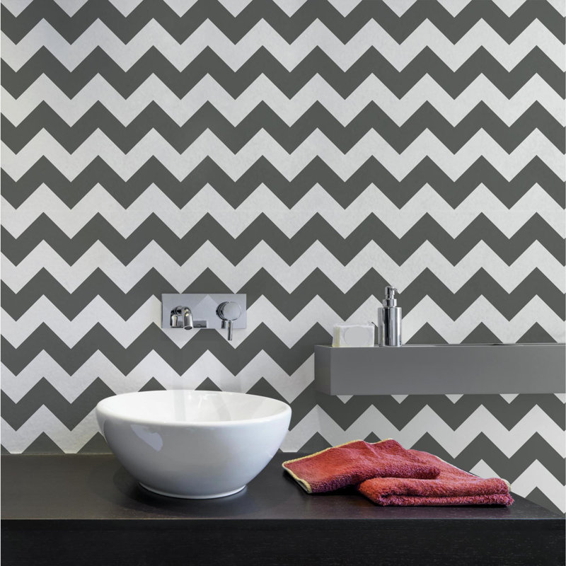 York Wallcoverings Chevron Wallpaper | Wayfair