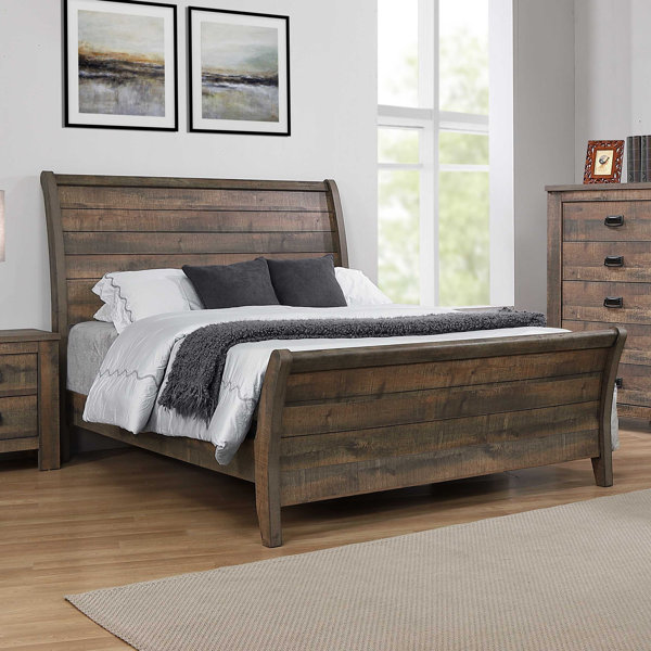 Coaster NJ-08810-2516 Frederick California King Bed, Weathered Oak ...