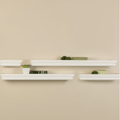 Melannco 4 Piece Floating Shelf Set & Reviews | Wayfair