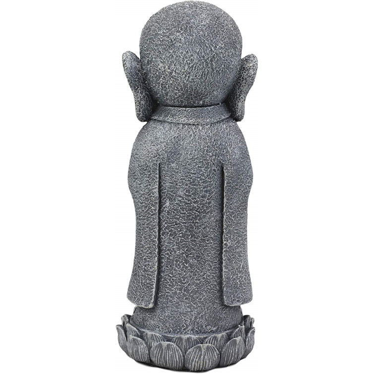 World Menagerie Pontiac Japanese Namaste Jizo Monk Standing on Lotus ...