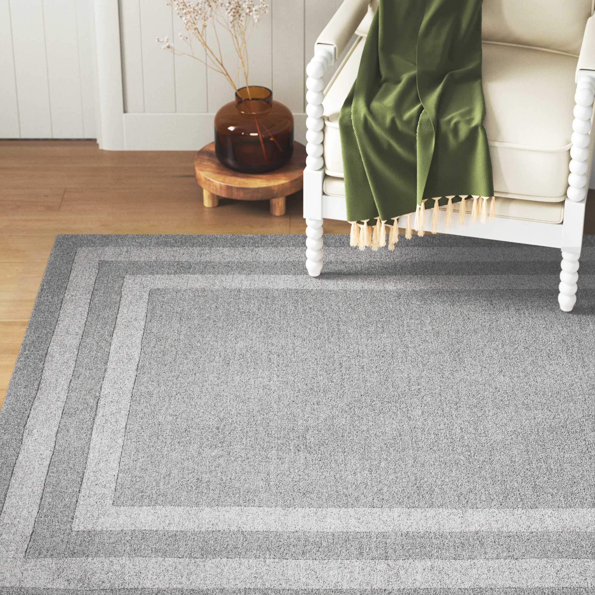 Sand & Stable Pierson Handmade Tufted Taupe/Gray Rug & Reviews | Wayfair