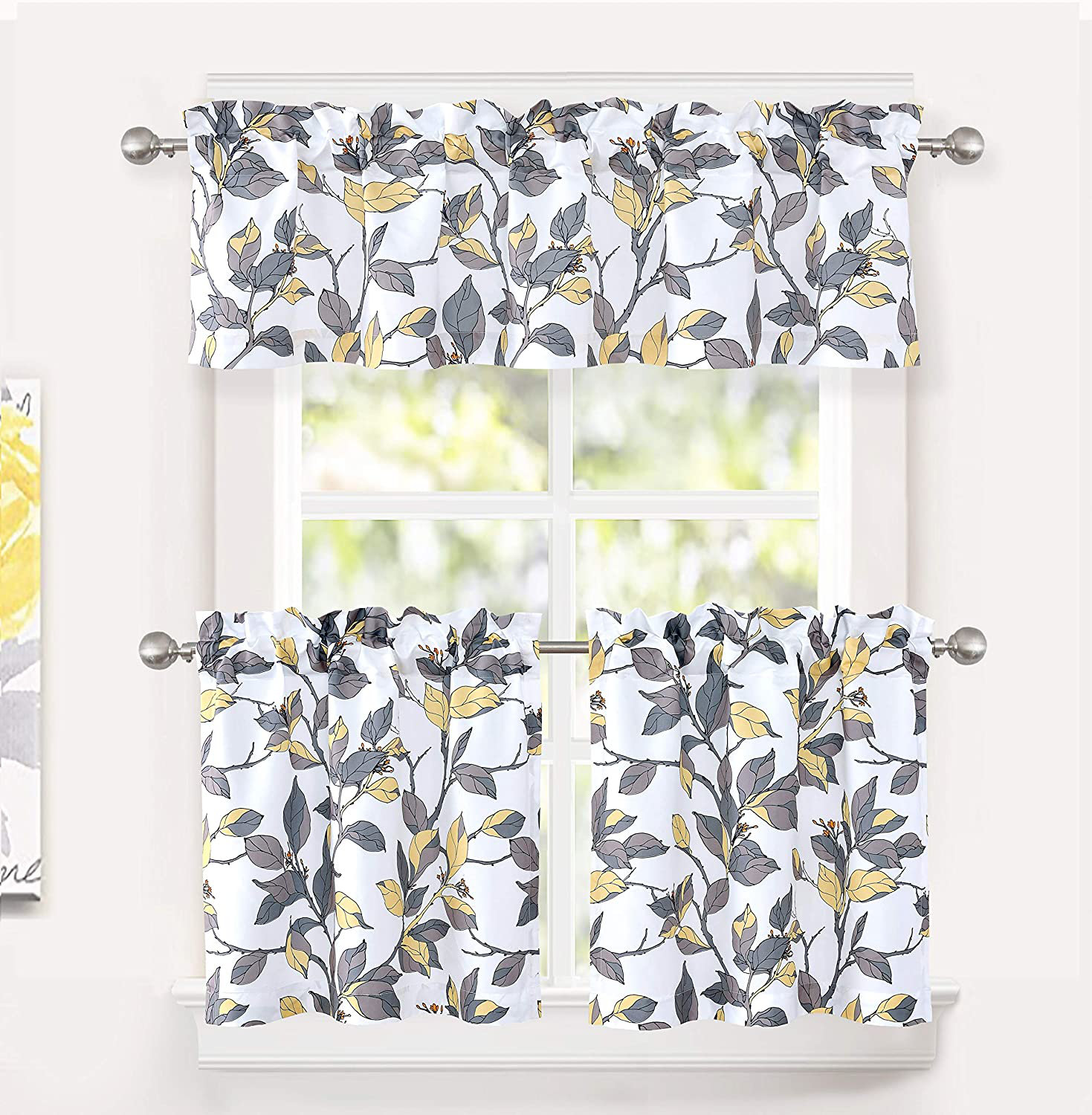 Red Barrel Studio® Adalinna 58'' Kitchen Curtain & Reviews | Wayfair