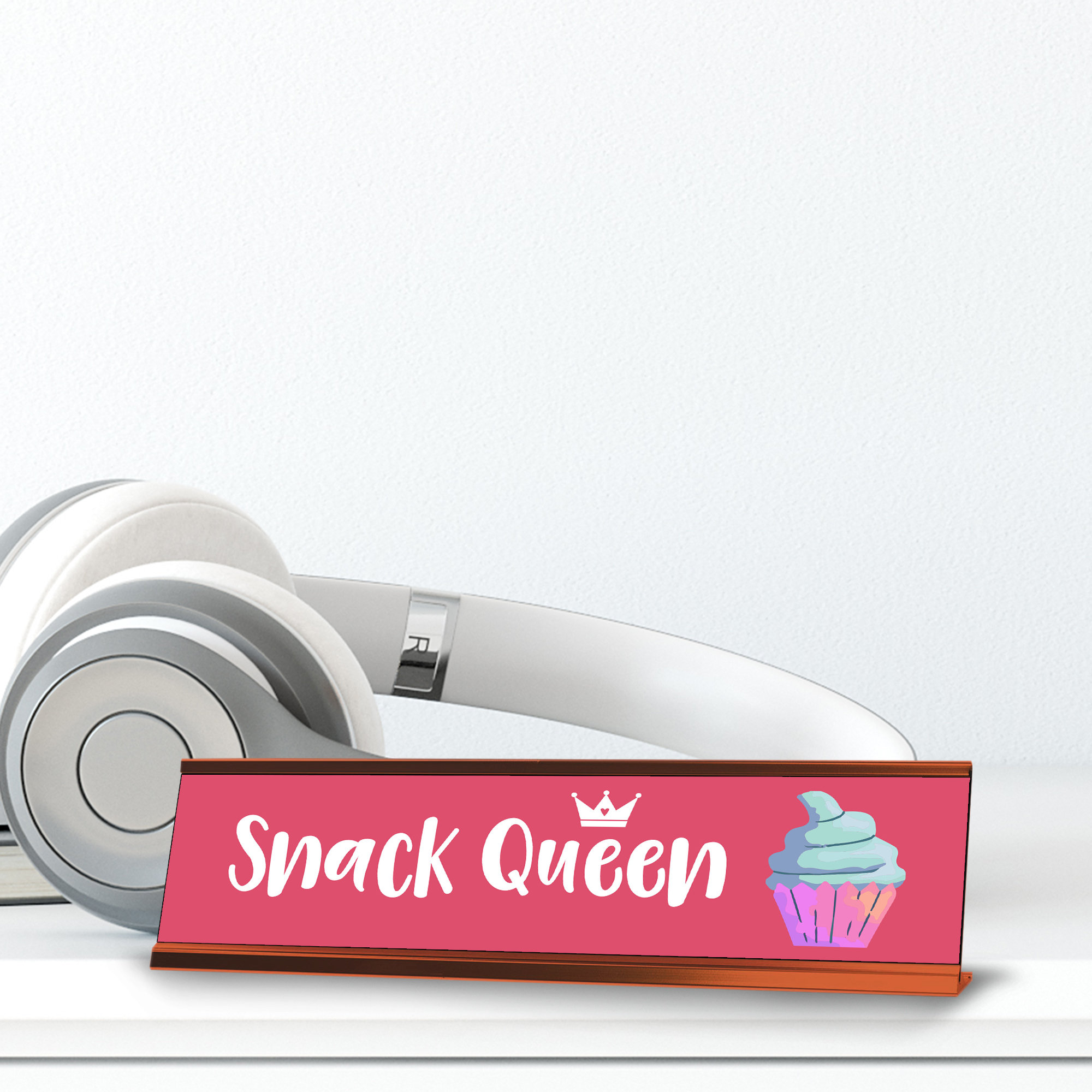 Signs ByLITA Snack Queen Desk Sign | Wayfair