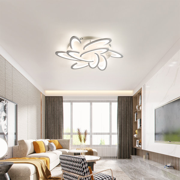 Ivy Bronx Frisina Ceiling Light 85cm LED Semi Flush Mount | Wayfair.co.uk