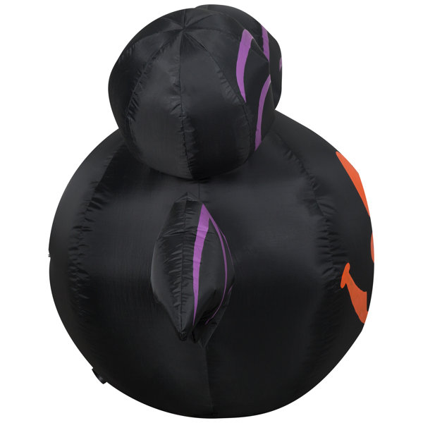 Gemmy Industries Ghost Mickey Mouse As Jack-O-Lantern Bat Inflatable ...