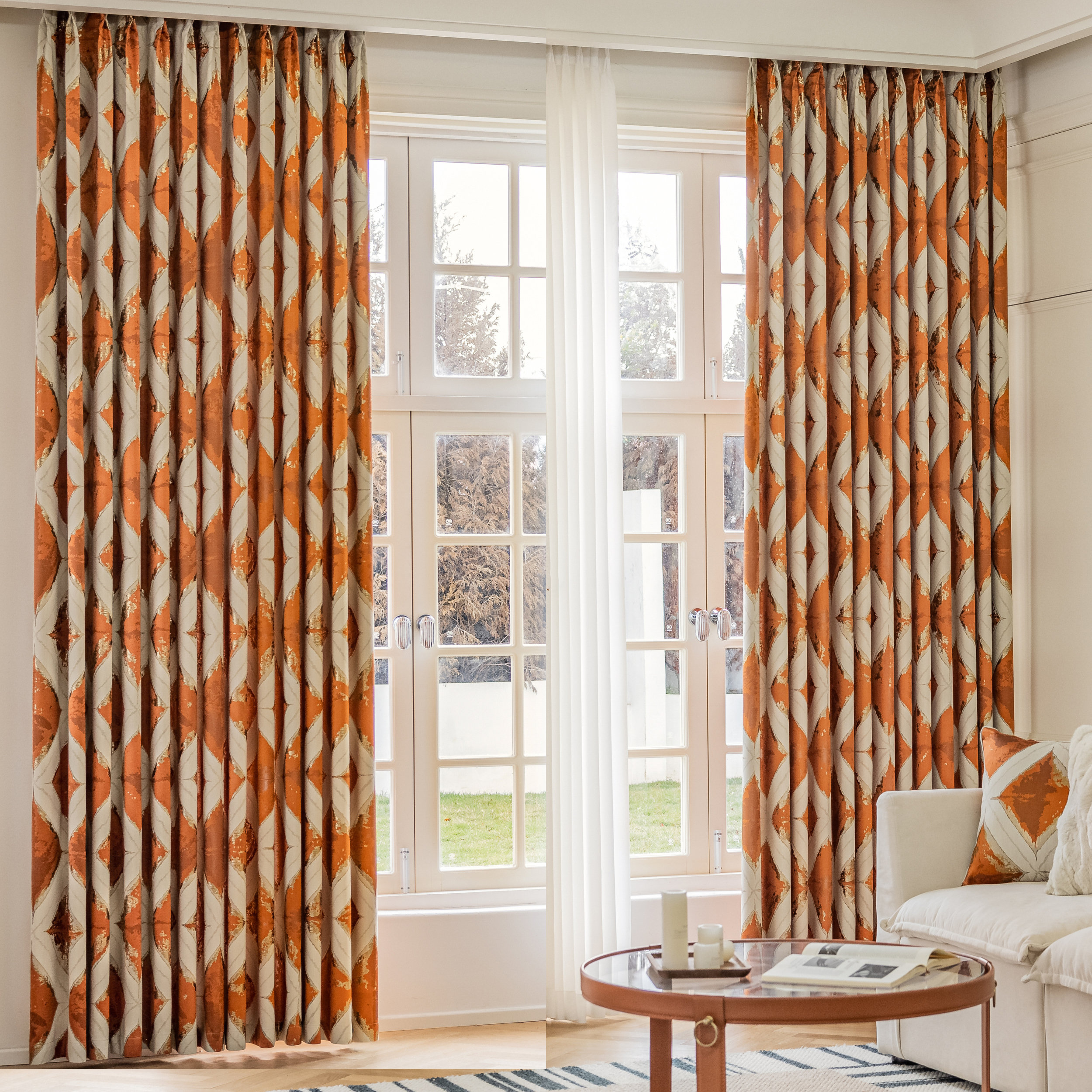 Visionary Home Rhea Polyester Room Darkening Curtain Pair | Wayfair