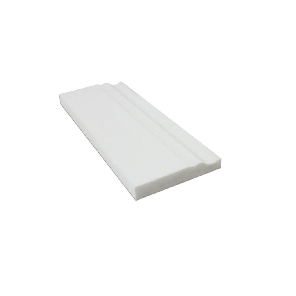 Stone & Tile Shoppe, Inc. Thassos White 4 3/4" x 12" Marble Look Wall ...