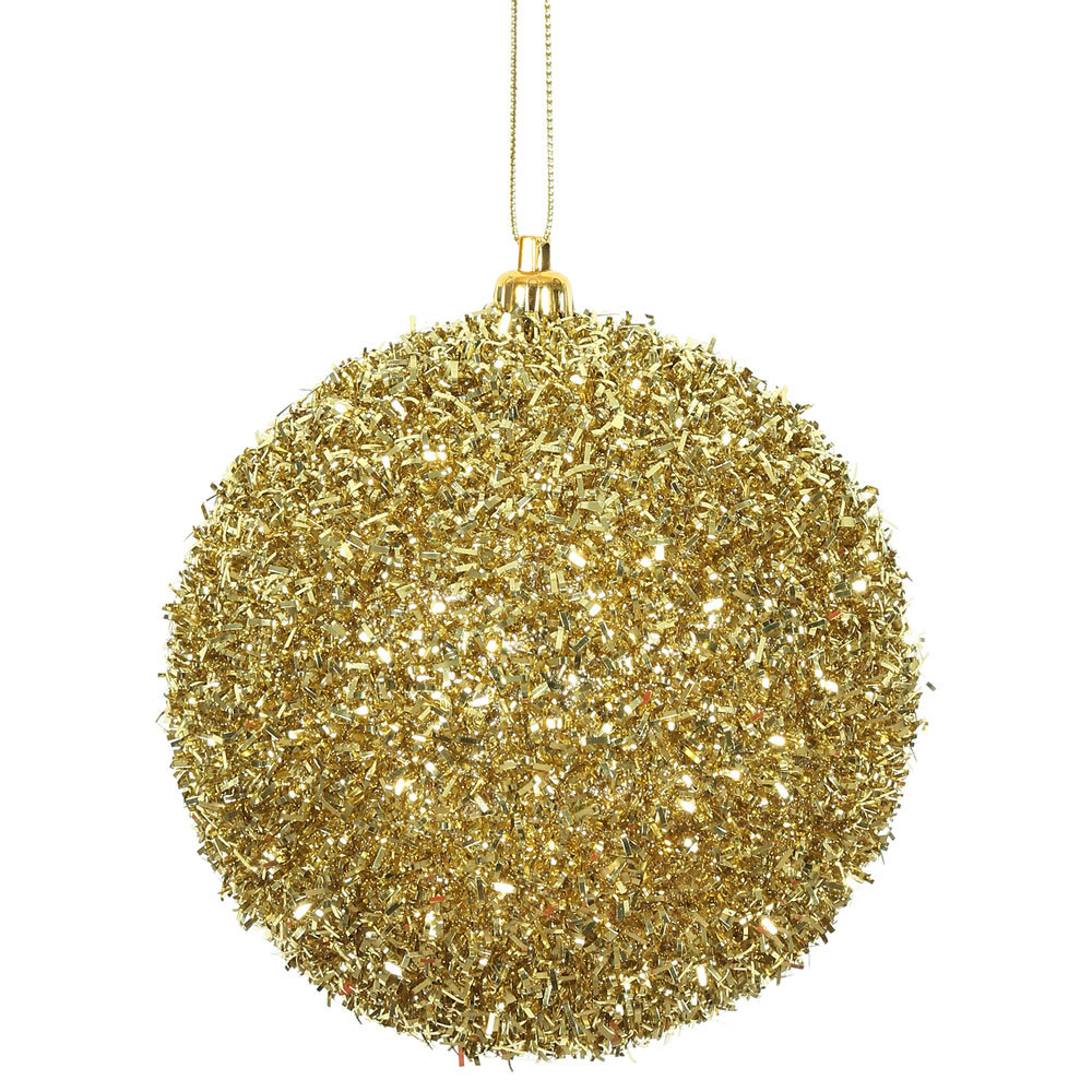 Etta Avenue™ Tinsel Ball Ornament & Reviews | Wayfair
