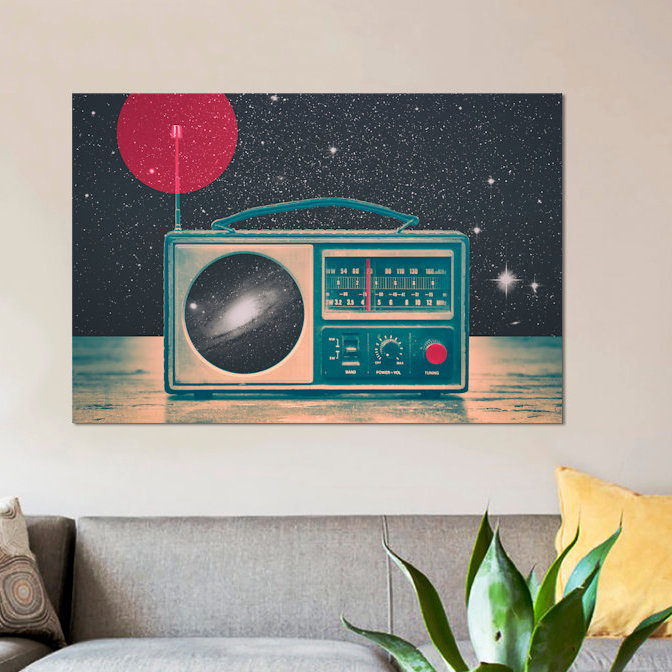 East Urban Home Space Radio by Victor Vercesi - Gallery-Wrapped Canvas ...