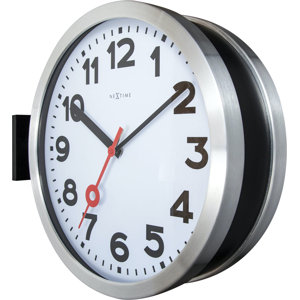 Nextime Metal Wall Clock | Wayfair