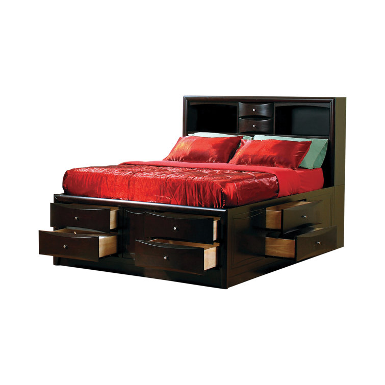 Red Barrel Studio® Solid Wood Storage Platform Bed | Wayfair