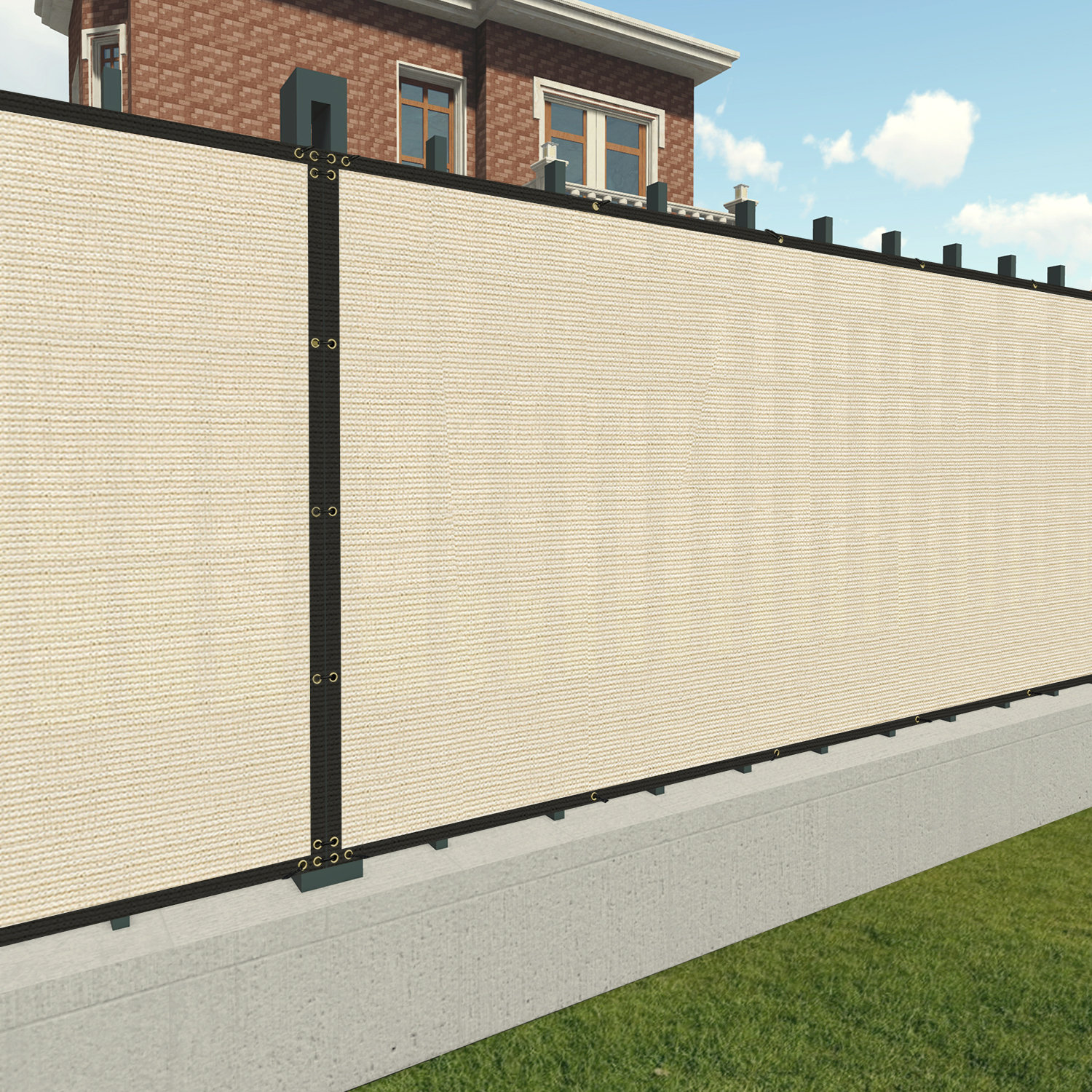 Patio 1 ft. H x 182 ft. W Polyethylene Privacy Screen | Wayfair