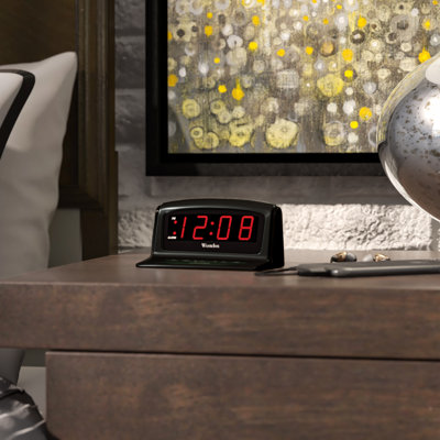 Illuminated Bedside Clocks | Wayfair