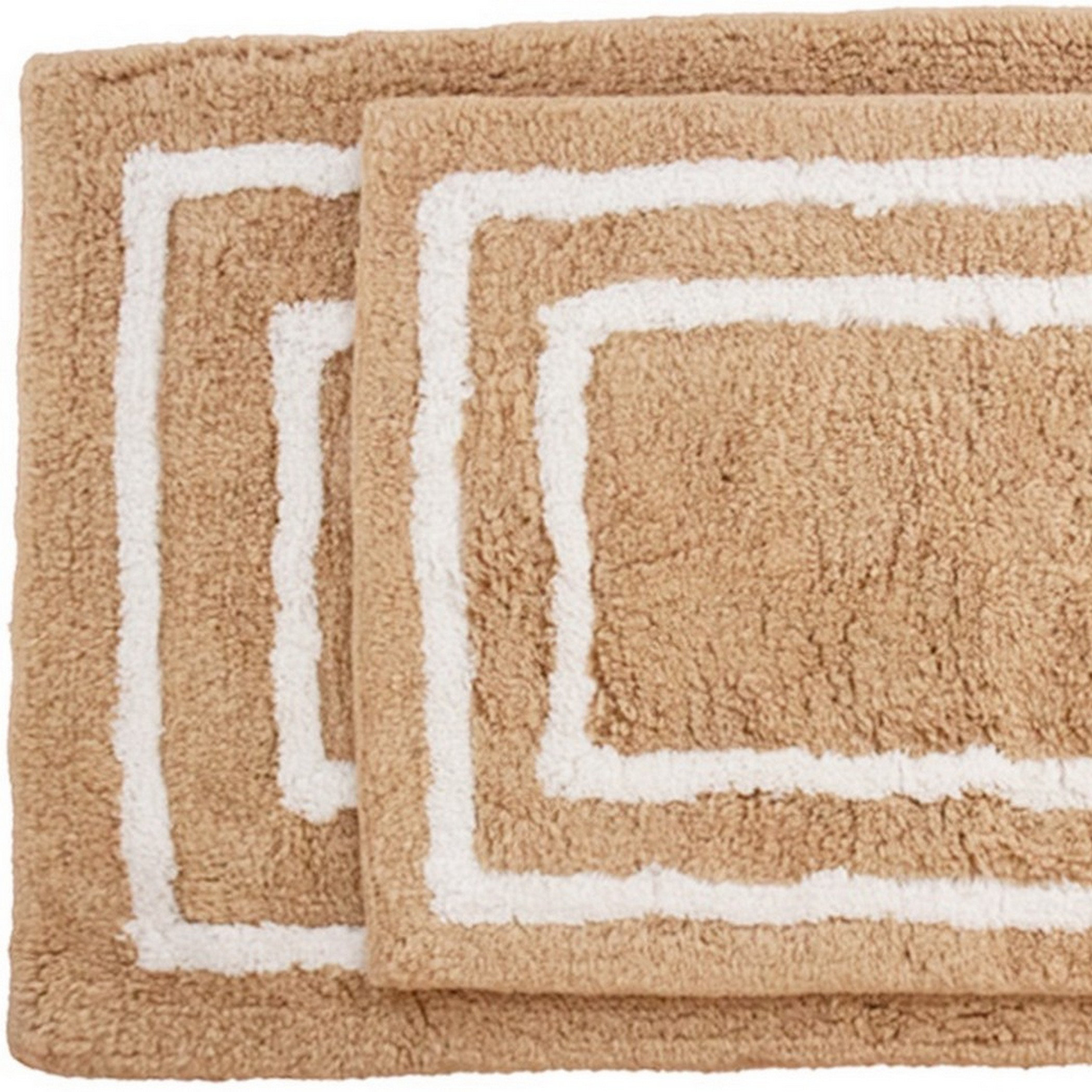 ArkwrightLLC Spa Lux Border Bath Rug Set | Wayfair