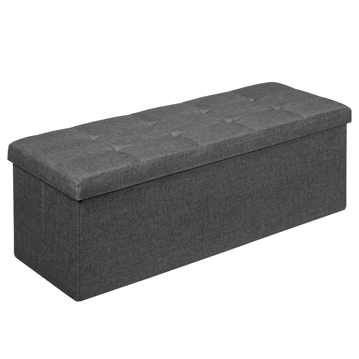 Latitude Run® Naquaria Upholstered Flip Top Storage Bench Wayfair