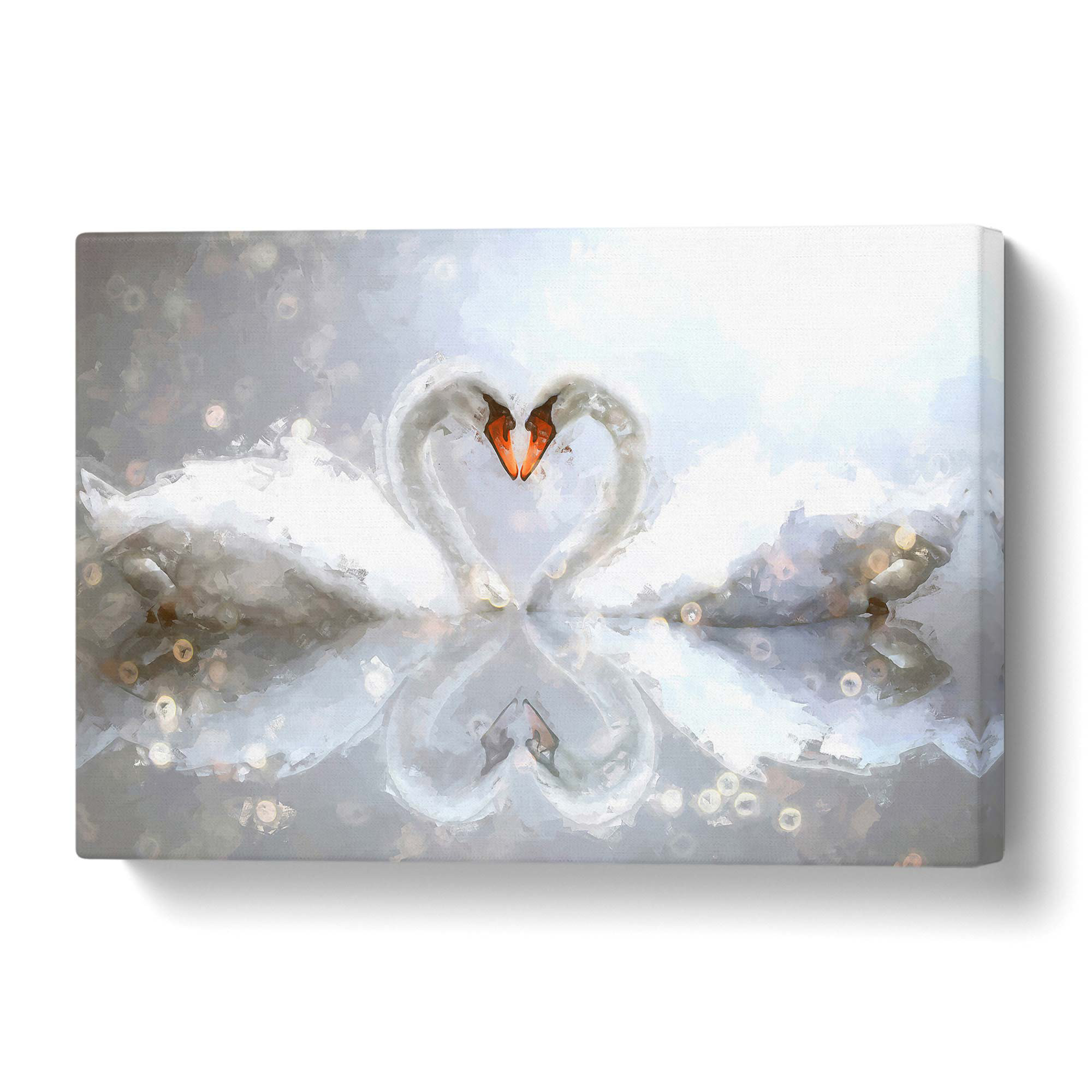 Abstract Swan Painting