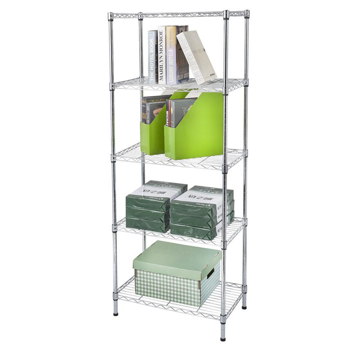 Rebrilliant 5-Tier Wire Shelving Unit & Reviews | Wayfair