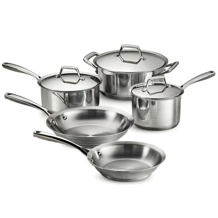 Tramontina Gourmet Prima 8 Piece Stainless Steel Cookware Set & Reviews ...