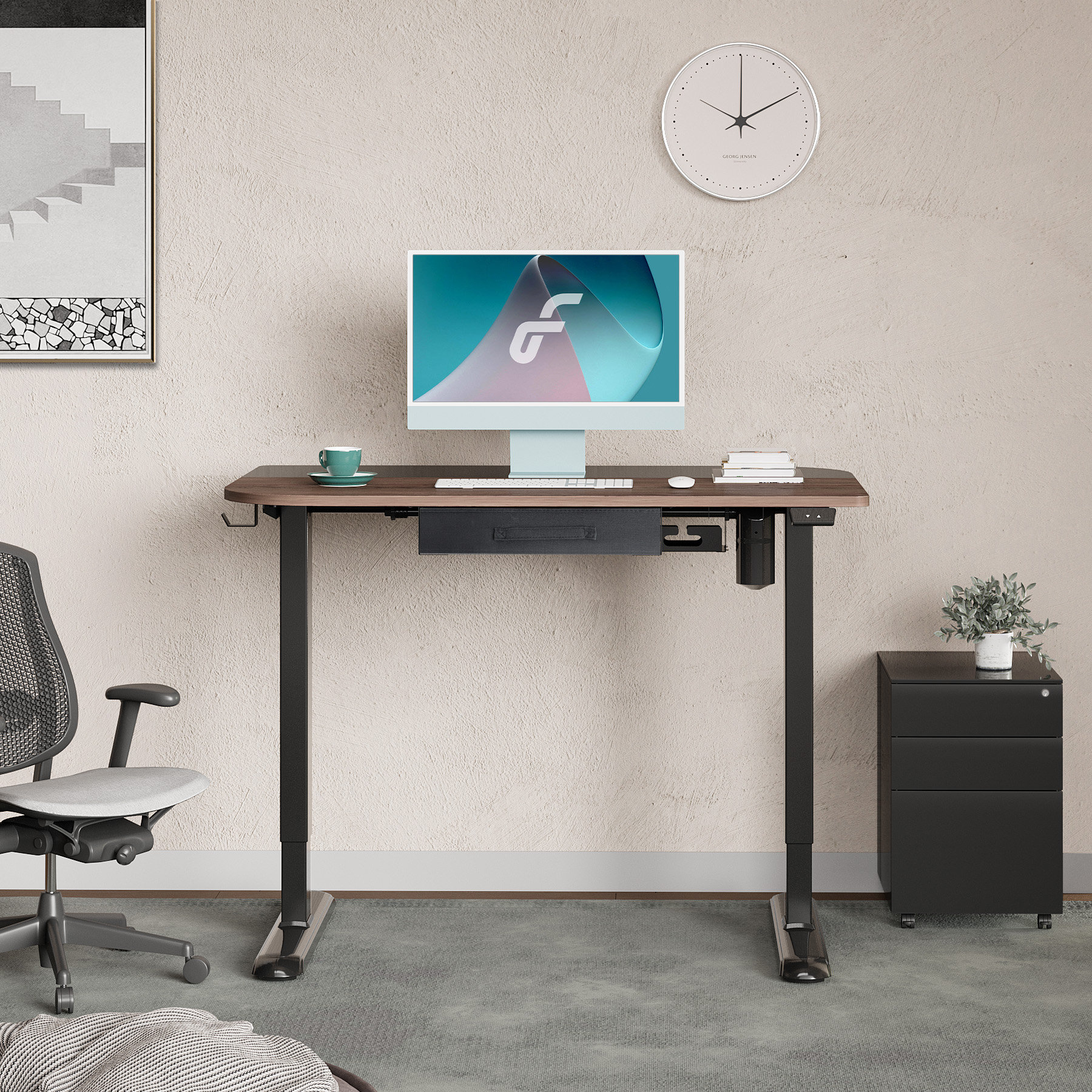 17 Stories Height Adjustable Standing Desk | Wayfair