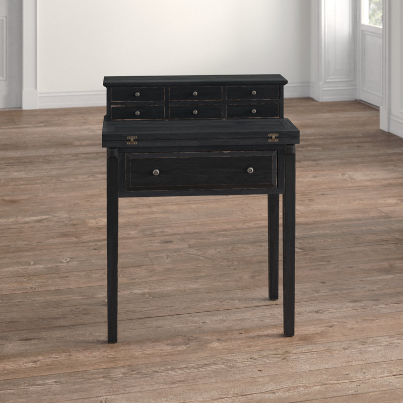 Kelly Clarkson Home Sadie Solid Wood Secretary Desk with Hutch ...