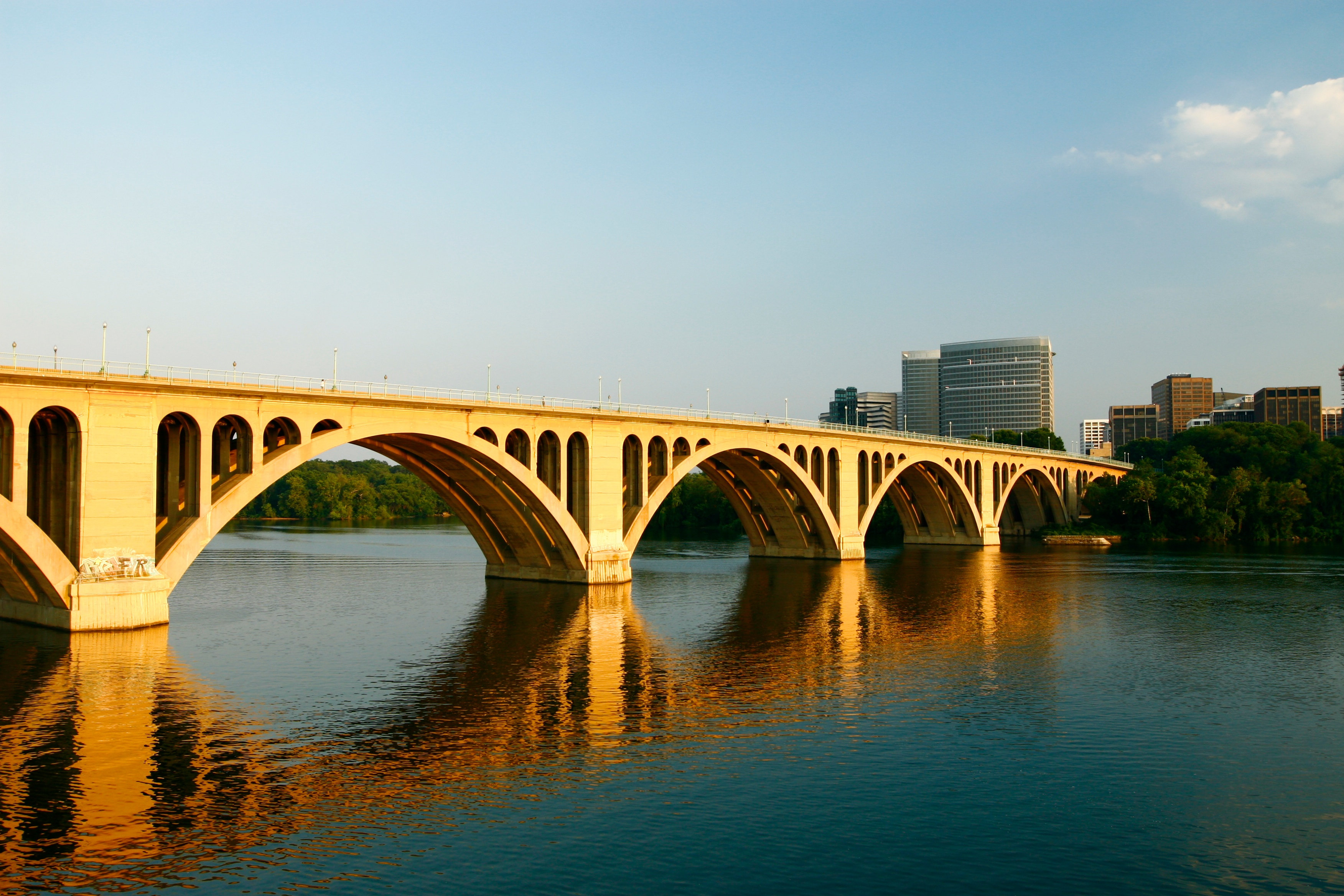 Ebern Designs Key Bridge - Wrapped Canvas Painting | Wayfair
