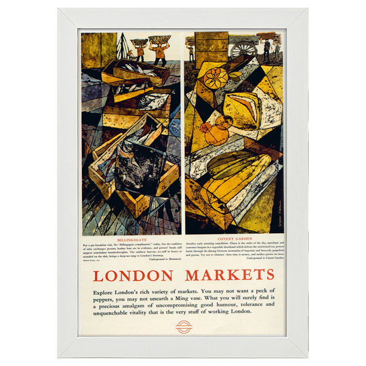 Maturi 1961 Markets - Picture Frame Advertisements | Wayfair.co.uk