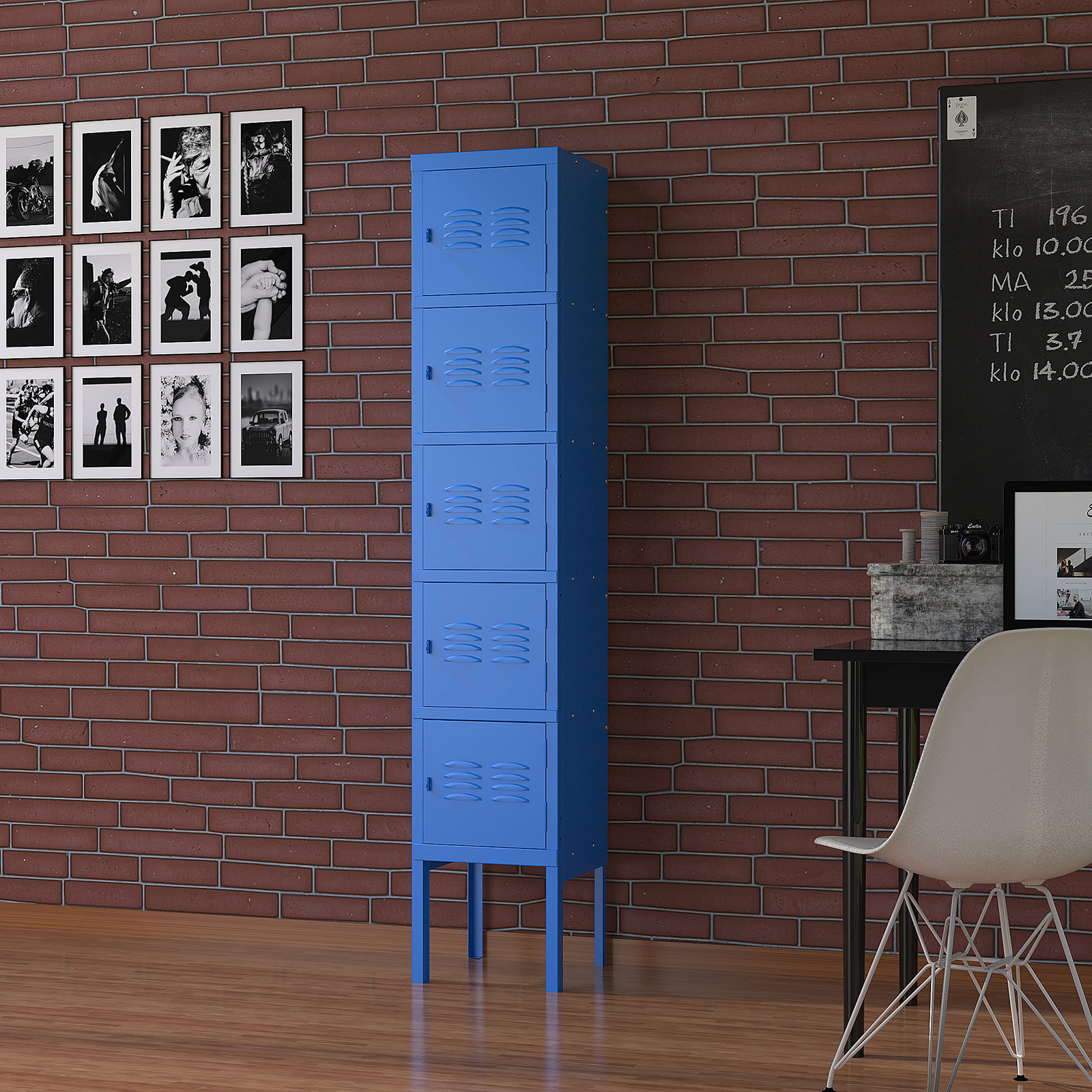 Steelcube 5 - Tier 5 - Section 65.98'' Wide Gym Locker & Reviews | Wayfair