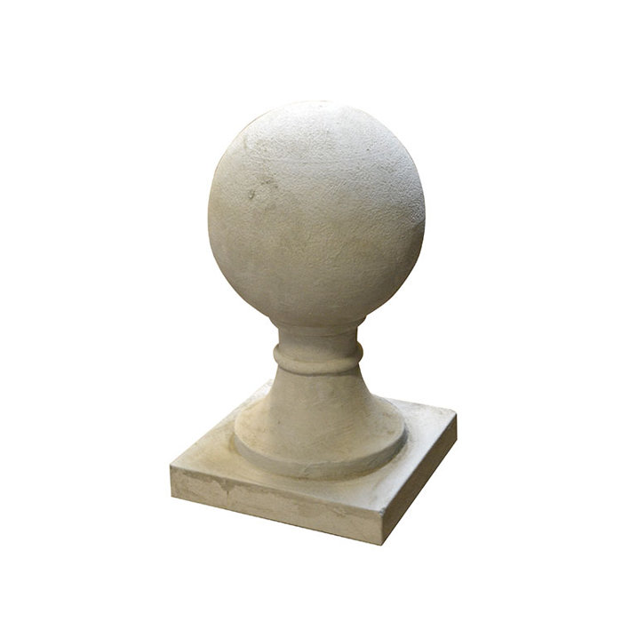 Campania International, Inc Small Sphere Square Base Finial Statue ...