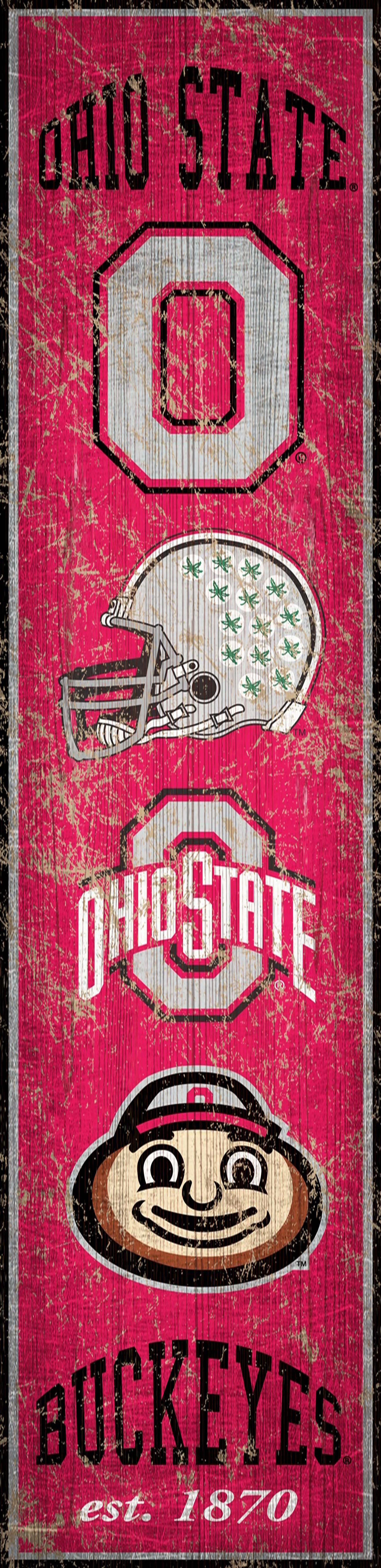 Fan Creations NCAA Unframed Graphic Art on Wood & Reviews | Wayfair