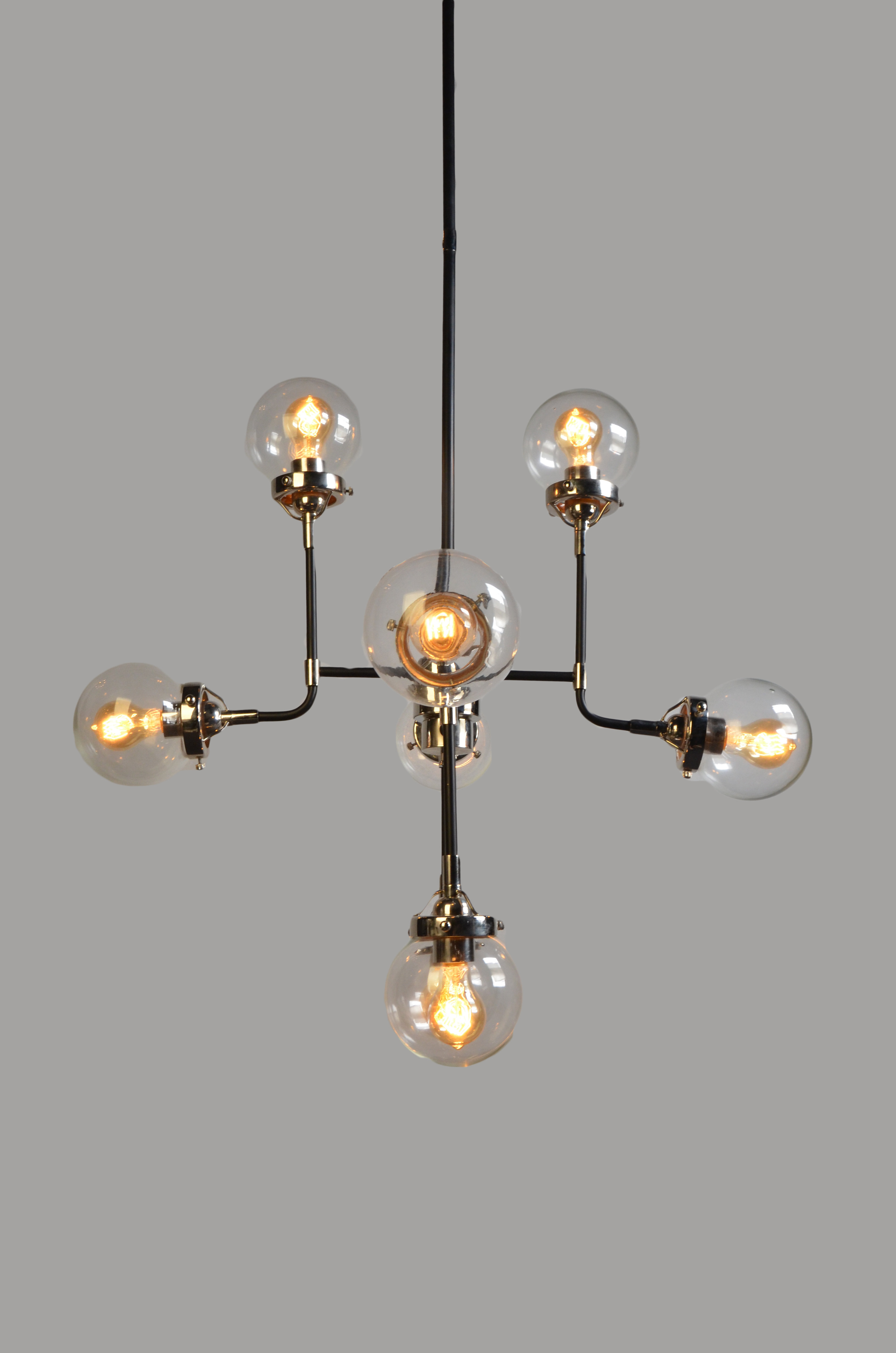 George Oliver Barbeau 8 - Light Sputnik Modern Linear Chandelier | Wayfair
