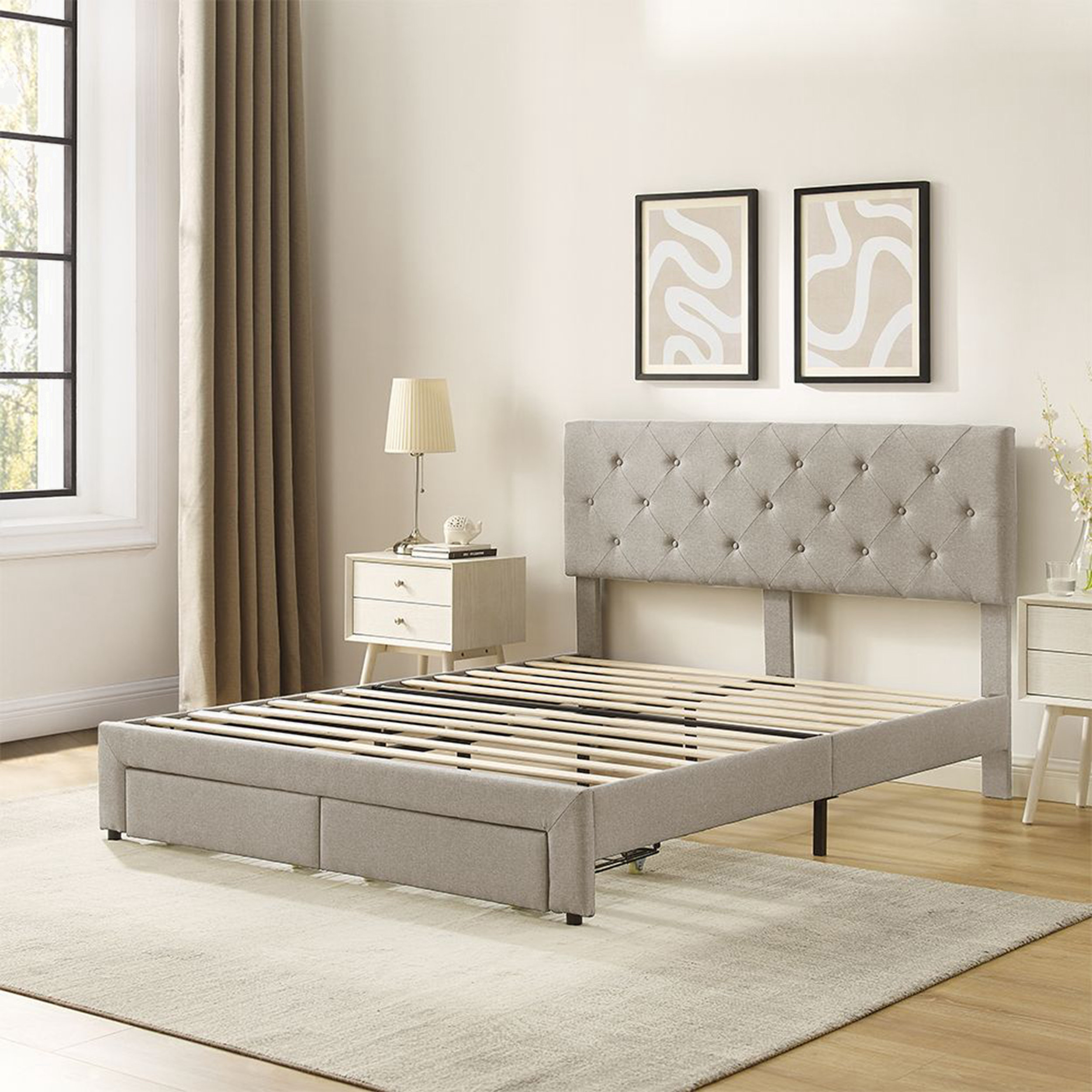 Latitude Run® Queen Storage Platform Bed | Wayfair