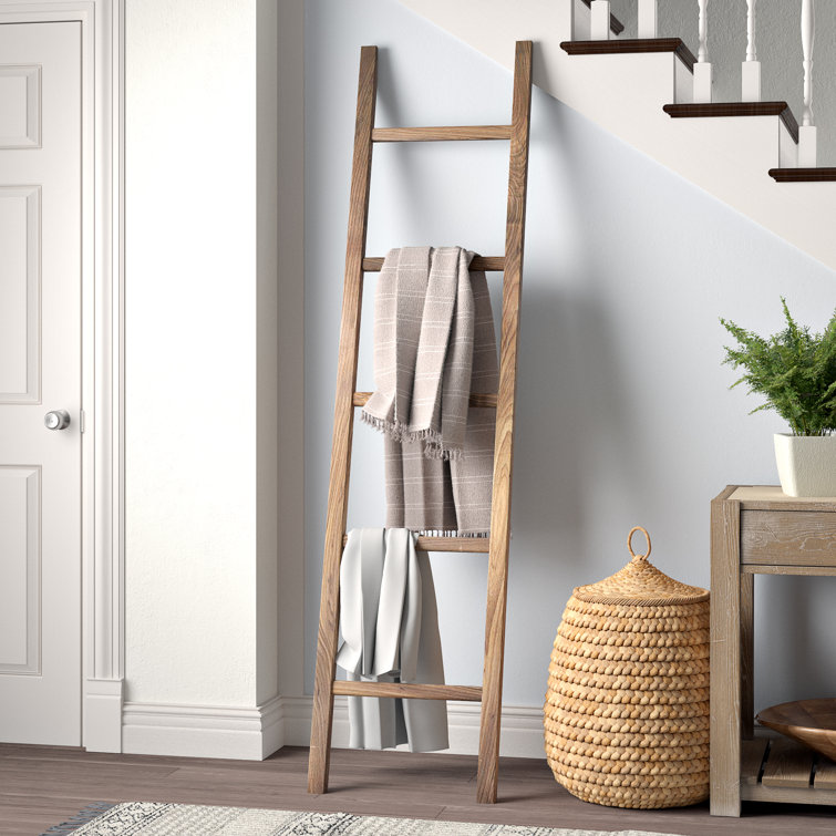 Union Rustic 80'' Tall Solid Wood Blanket Ladder & Reviews | Wayfair
