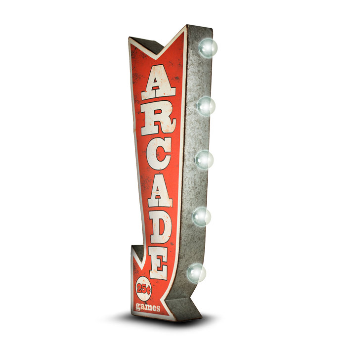 CYRG Arcade Games LED Marquee Sign & Reviews | Wayfair
