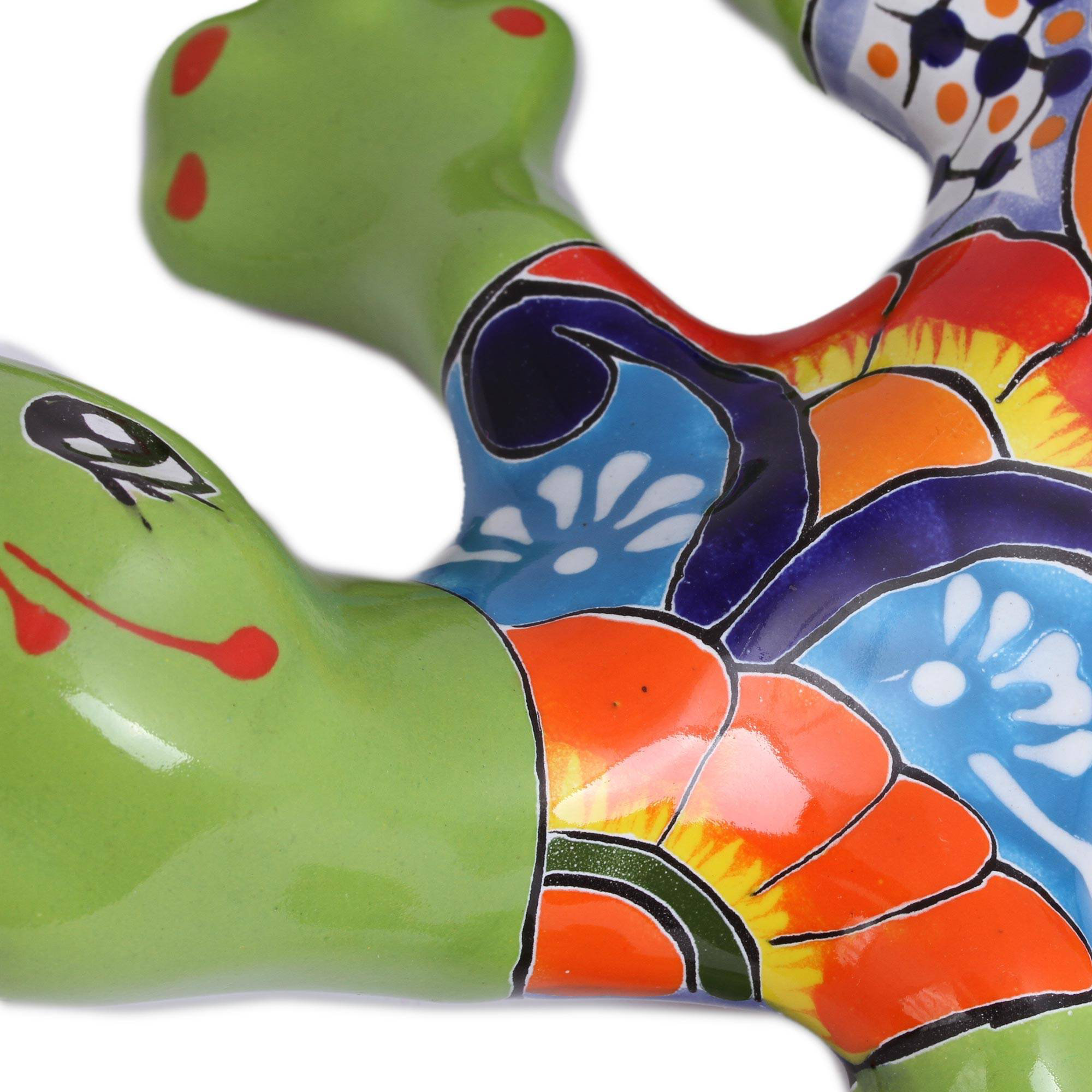 Bayou Breeze Vibrant Salamander Ceramic Wall Décor | Wayfair