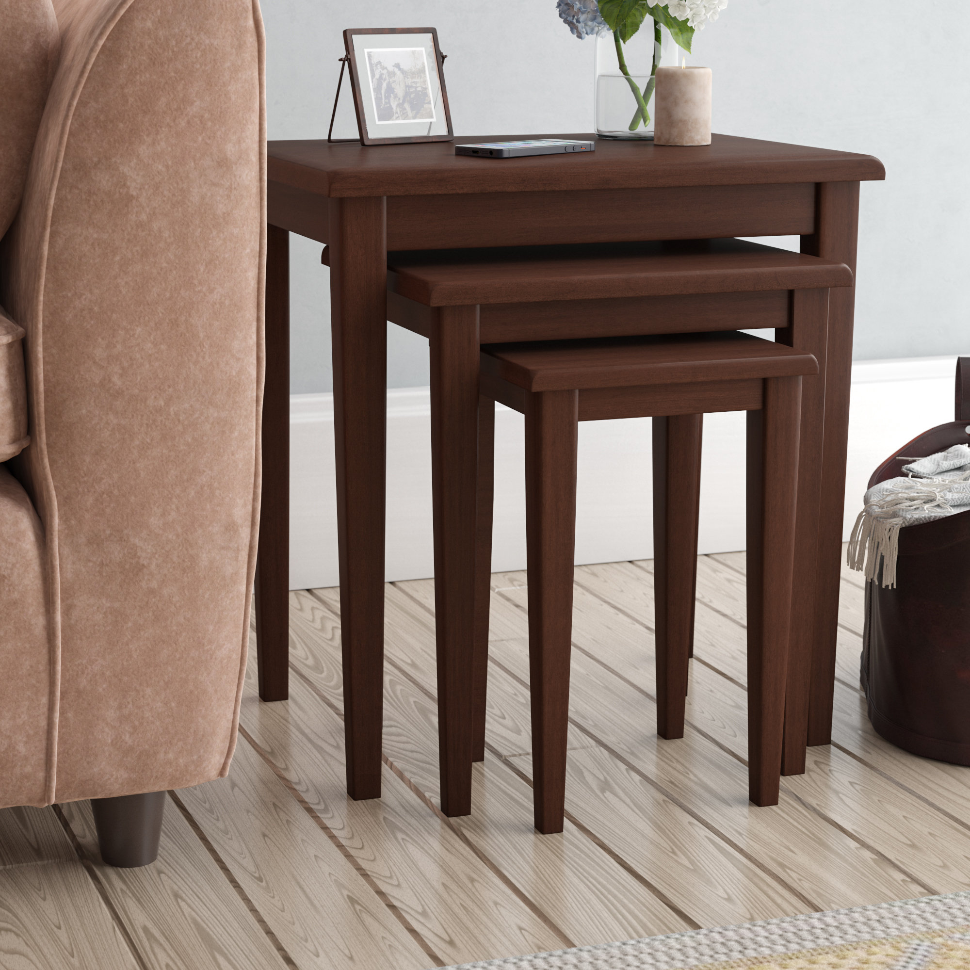 Winston Porter Cales Cross Legs Nesting Tables & Reviews | Wayfair